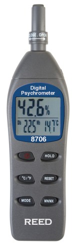 Reed Instruments Hygrometers - Psychrometers - Humidity-Temperature ...