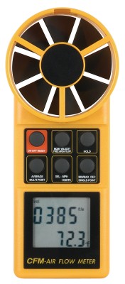 Reed Instruments Anemometers / Air Flow Meters - Rotating Vane, Mini ...